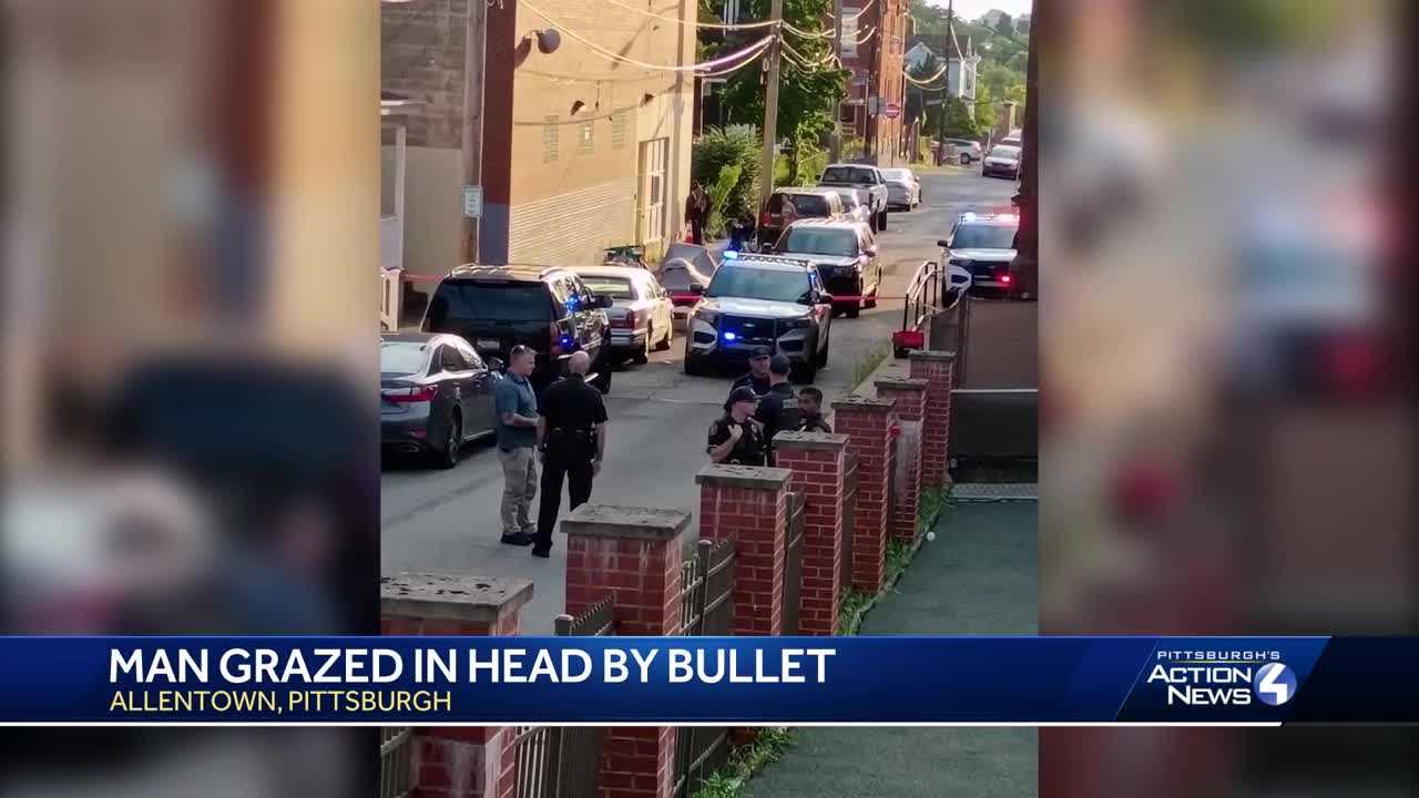 Investigation underway after man grazed in the head by bullet in Pittsburgh