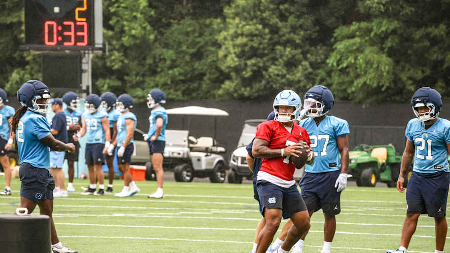 WATCH: UNC has its First Practice of Fall Camp