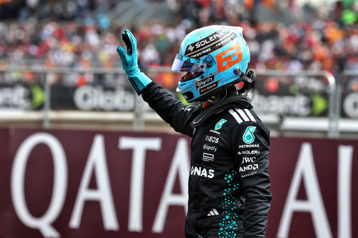 George Russell admits surprise after podium finish at Hungarian GP