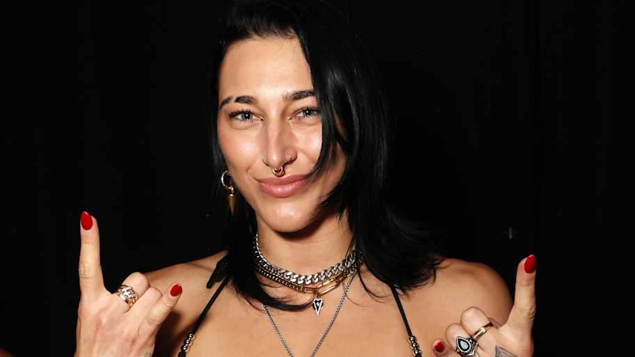 Rhea Ripley Sports Daring Two-Piece Leather Set Ahead of SummerSlam Match