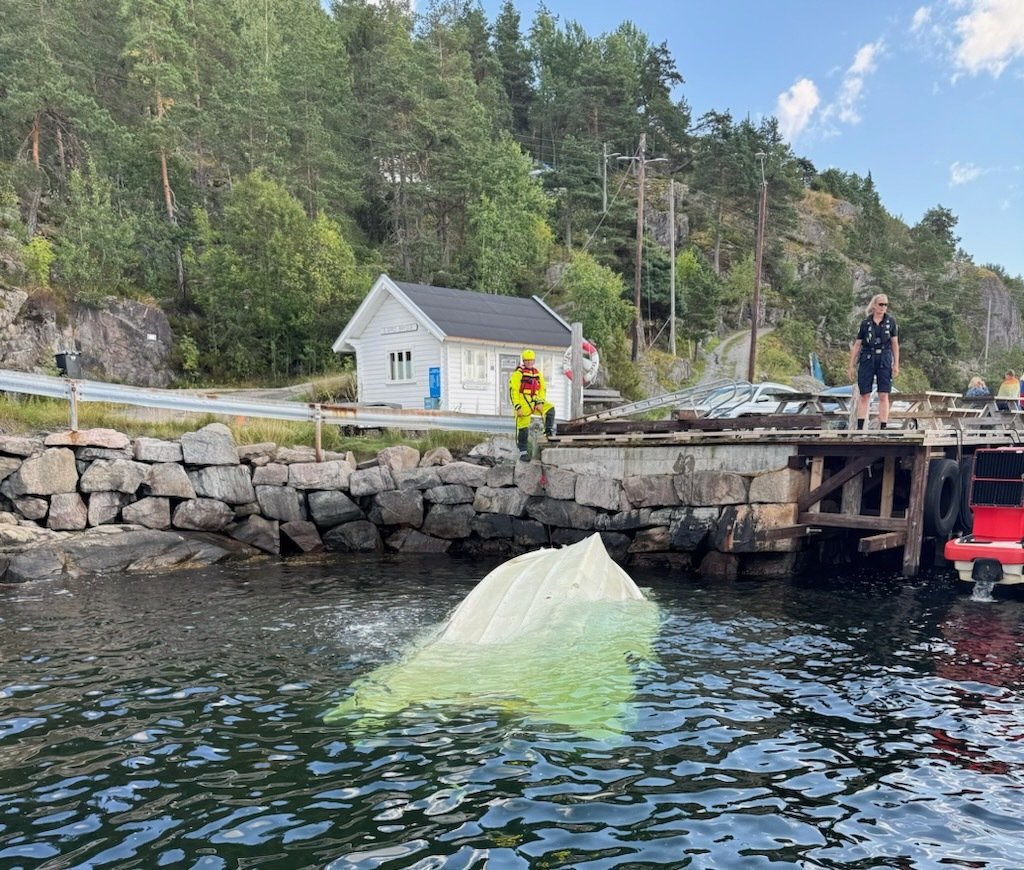 Båtkollisjon ved Fagerstrand i Oslofjorden