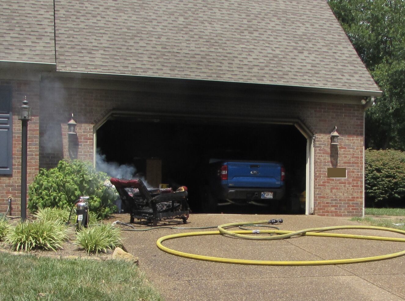 Investigation into garage fire that damaged home and vehicle underway ...