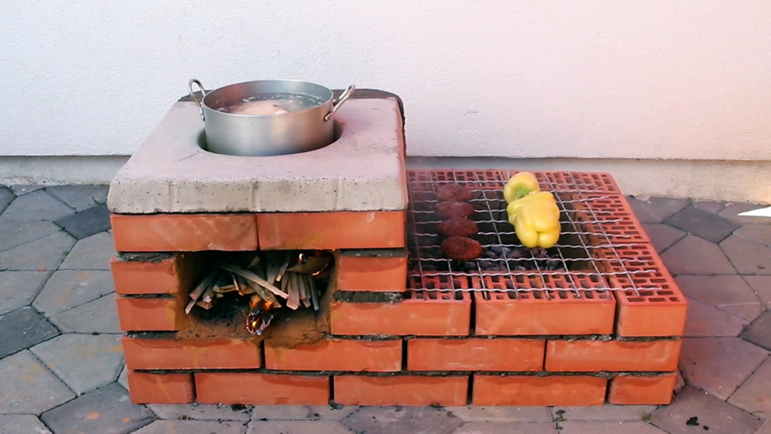 Creative Wood Stove Idea