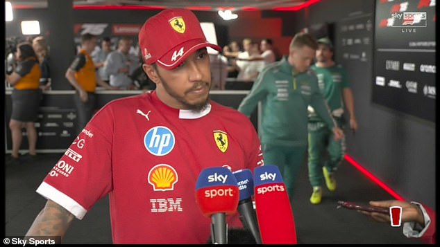 Lewis Hamilton doubles down on explosive 'change the driver' comment in ...