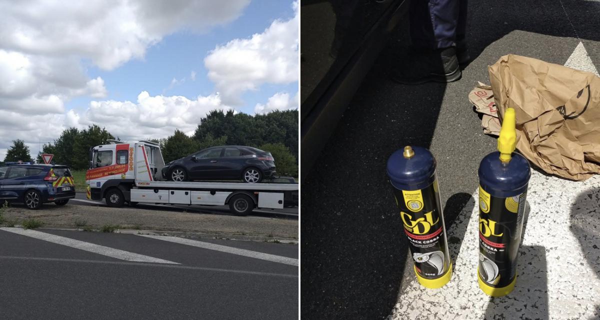 Gaz hilarant, drogue, et conduite sans permis, cette conductrice a fait ...