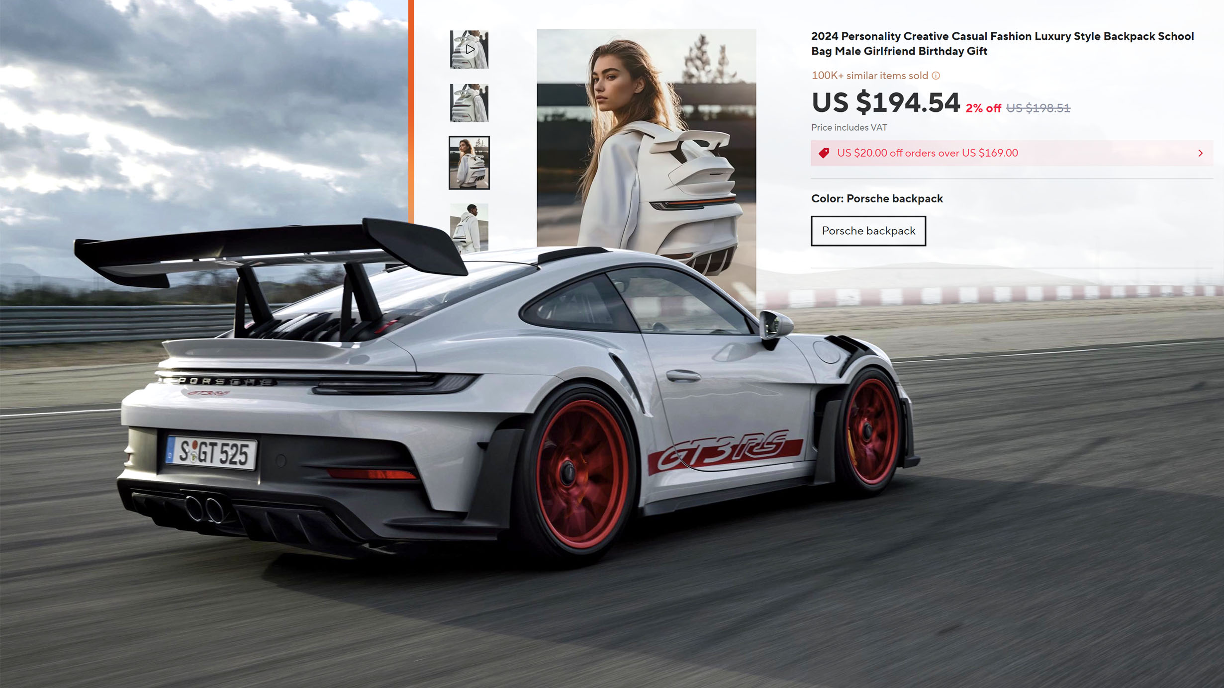 Porsche 911-Shaped Backpacks Are Here Just in Time for Back to School