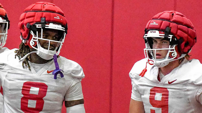 Former Hogs tight end sends ultimate challenge to fans before meeting ...