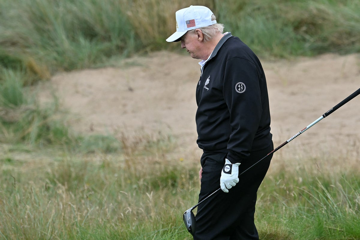 White House boasts about Trump’s golf score – days after he was accused ...