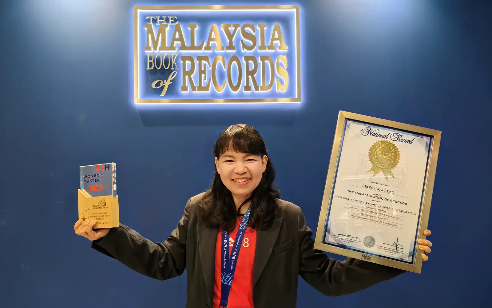 Malaysia’s first breast cancer survivor to finish an ultramarathon