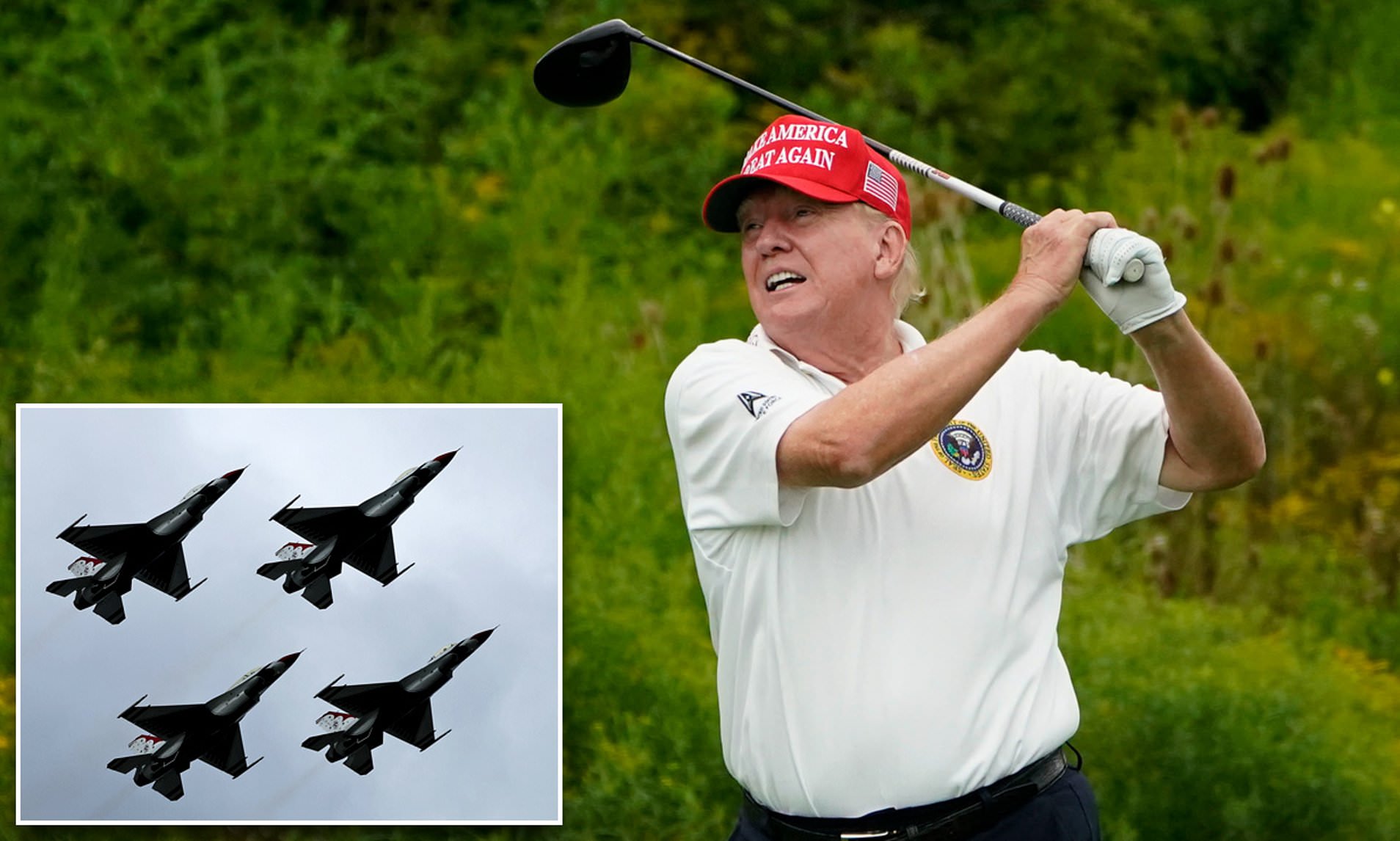 Fighter jets scrambled to Trump's New Jersey golf course
