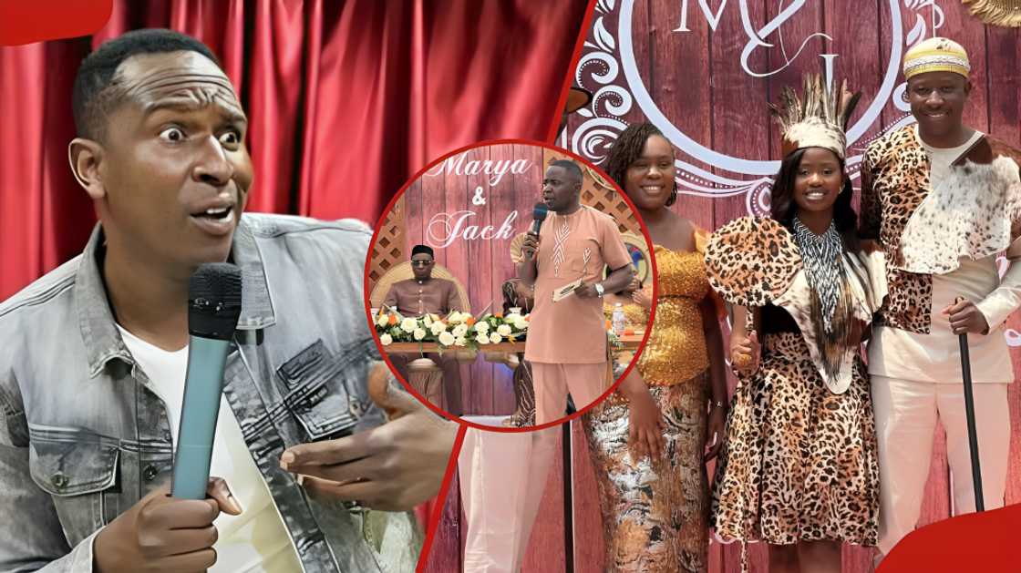 YY Comedian's baby mama Marya Okoth marries new lover in lavish wedding ...