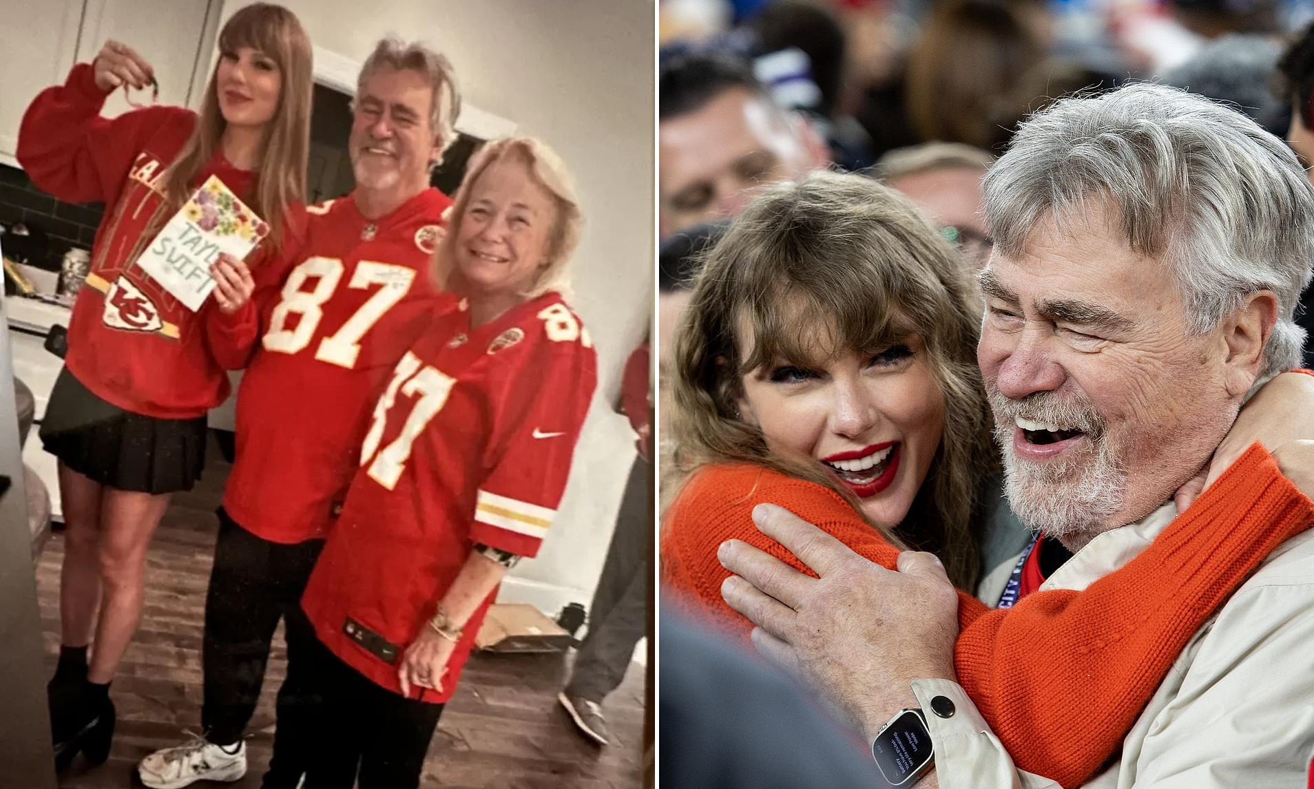 Grieving Ed Kelce shares picture of Taylor Swift with his late girlfriend