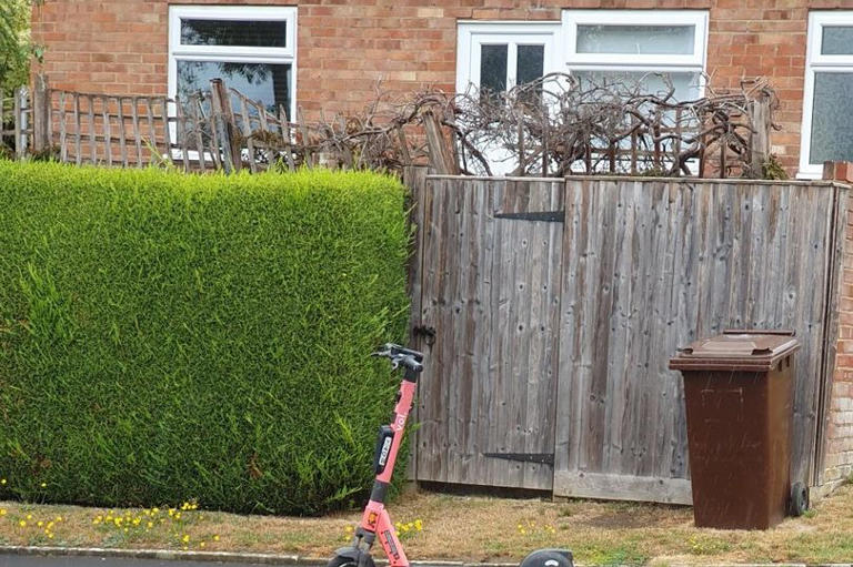 Cheltenham e-scooter 'dumped in street for weeks' amid concerns over ...