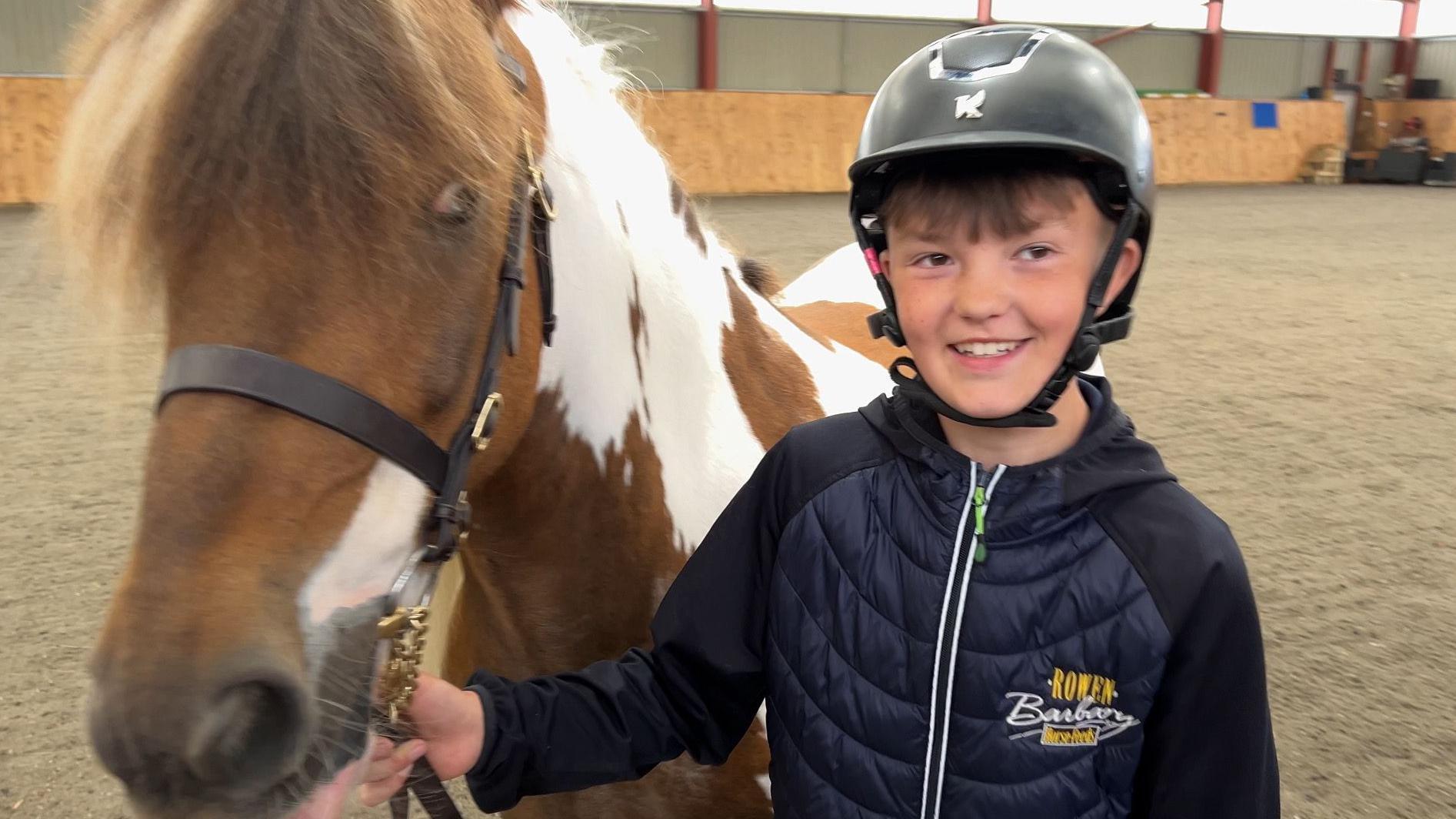 Boy turns rescue ponies into prize winners