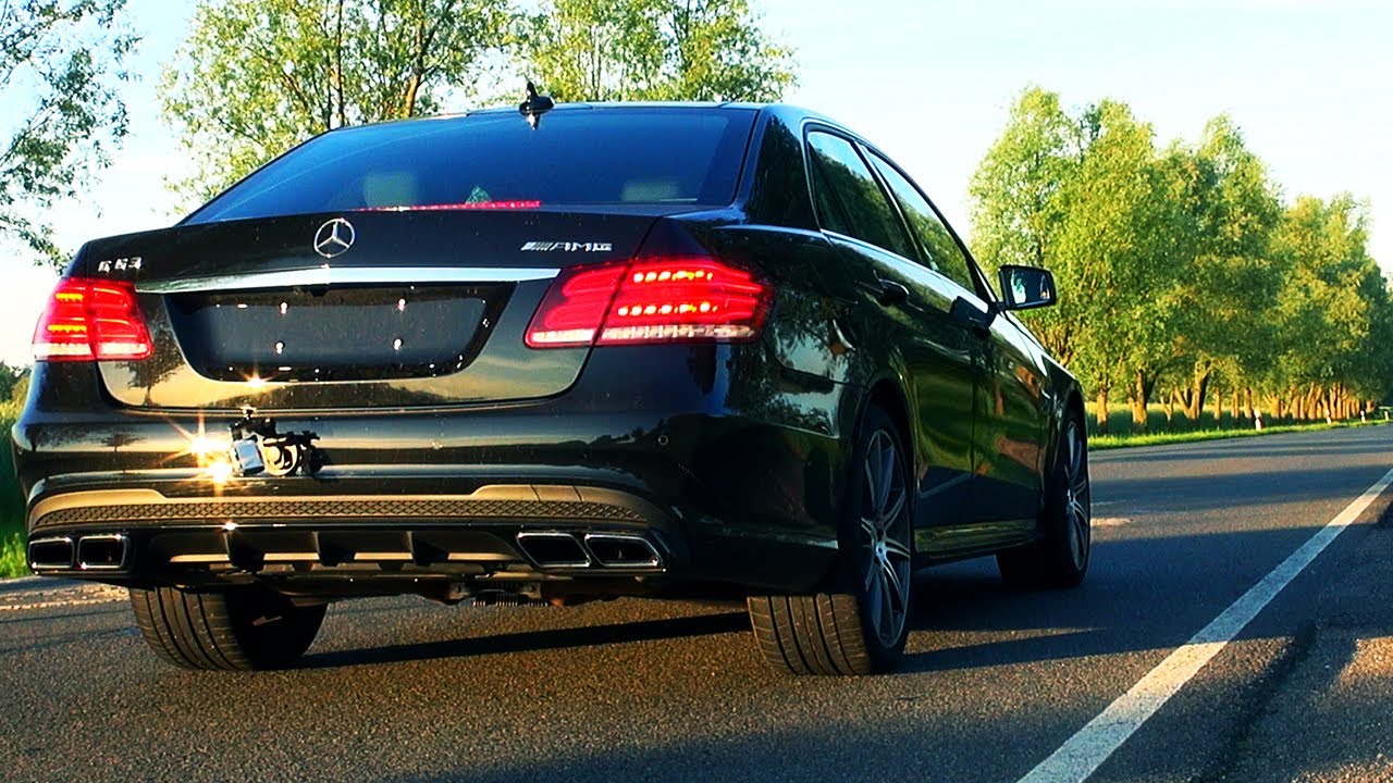 Mercedes E63 AMG W212 4Matic – Launch Control Start and V8 Biturbo ...