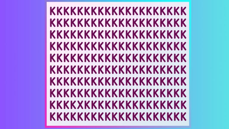 Can You Find the Odd Letter “X” among the “K” Sequence Series in this ...