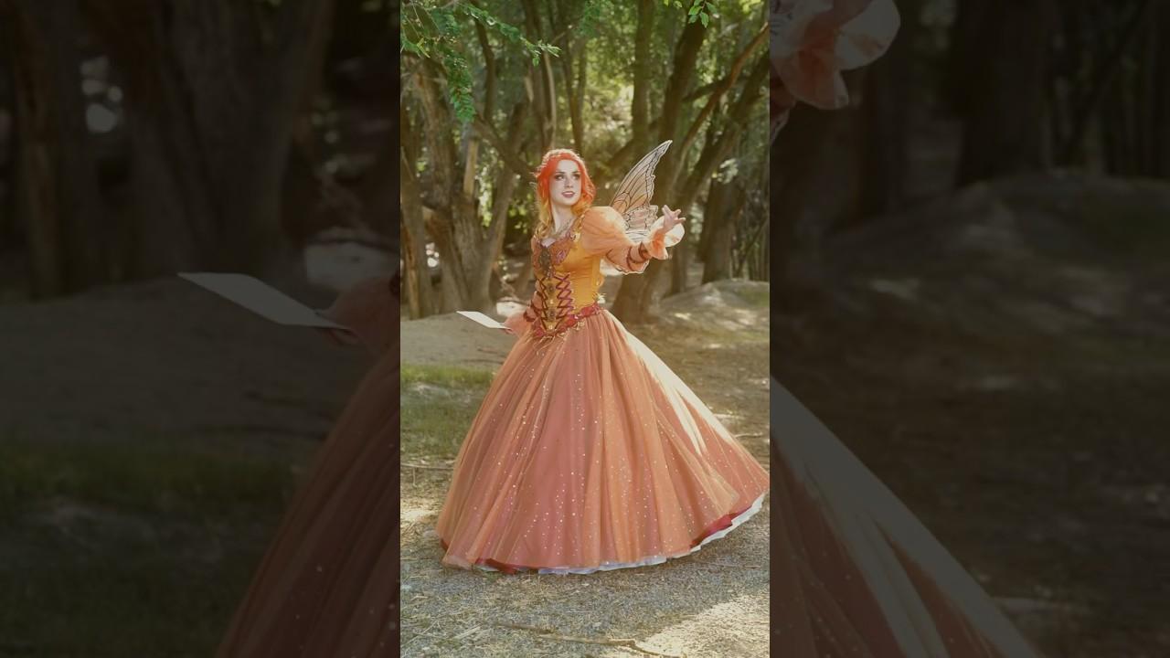 Becoming A Fire Fairy With Simplicity Pattern S3029 ️‍🔥🧚🏻‍♀️