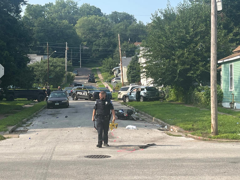 1 killed, 1 injured in motorcycle, vehicle crash