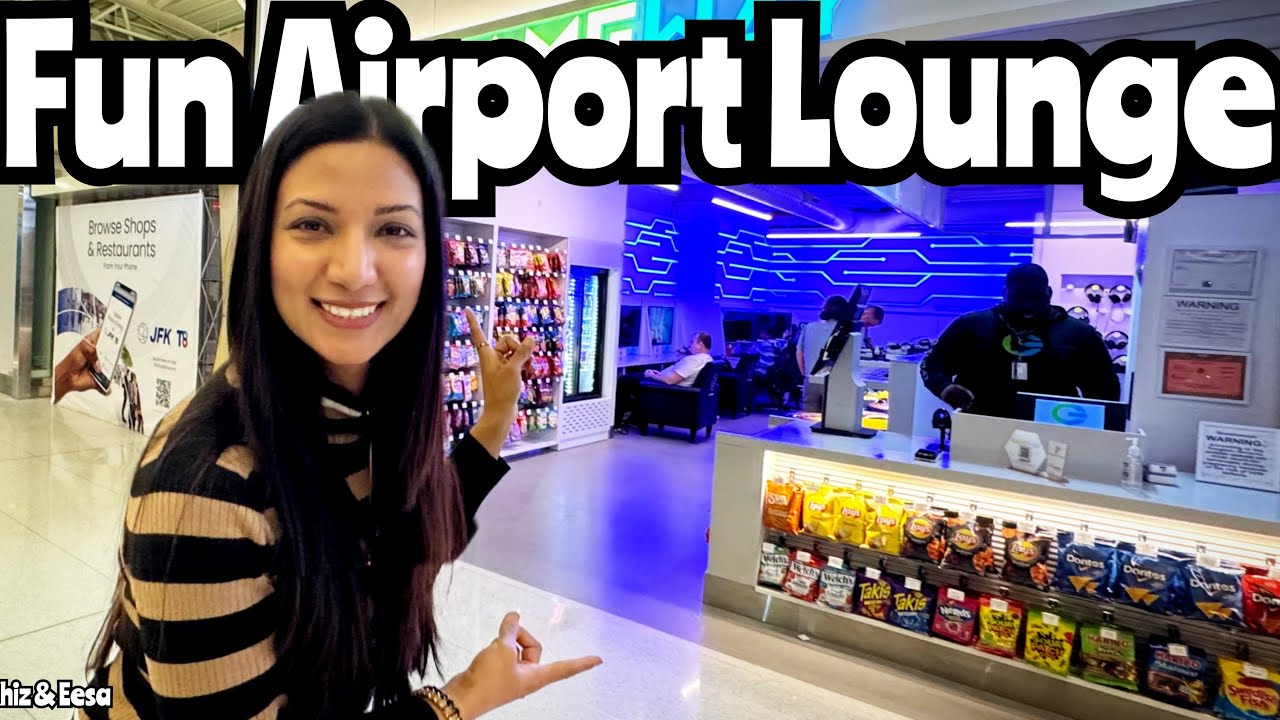 Inside Gameway Lounge at JFK Terminal 8 – Free Gaming with Priority Pass