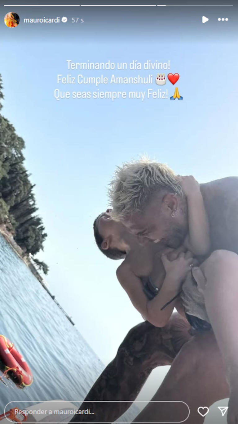 La insólita reacción de Mauro Icardi al ver a Wanda Nara junto a su familia en Rosario