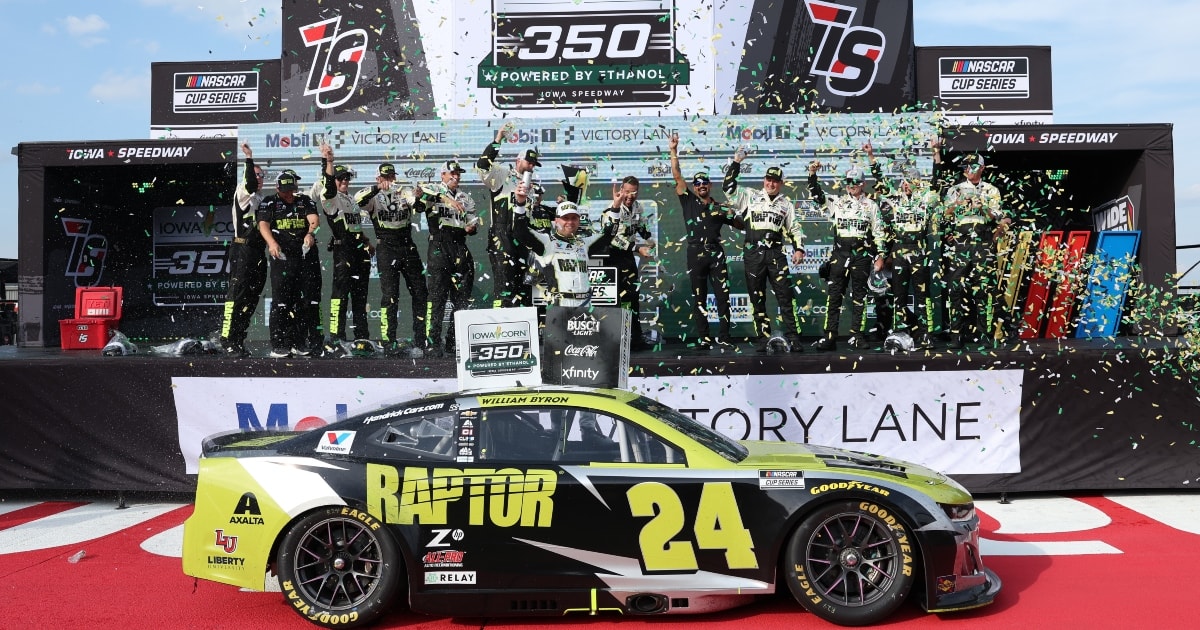 NASCAR playoff standings, Cup points updated after 2025 Iowa Corn 350 ...