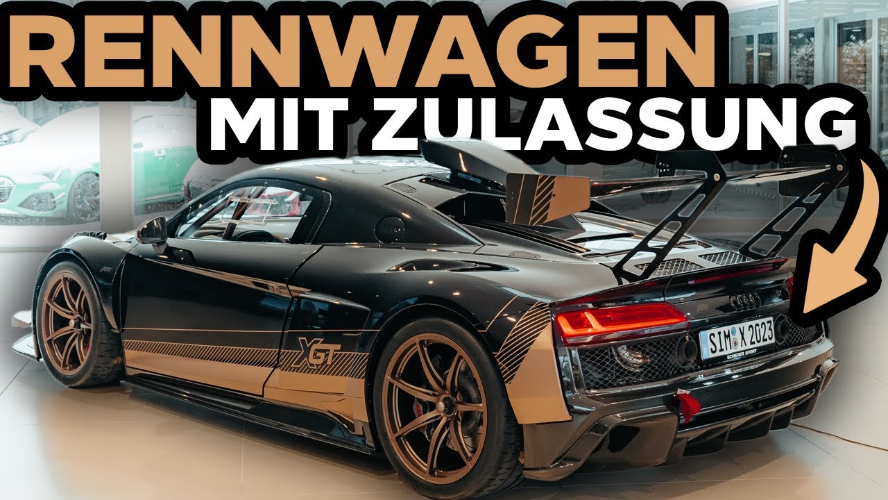 Neues Auto in der Garage ABT XGT als straßenzugelassener DTM Rennwagen