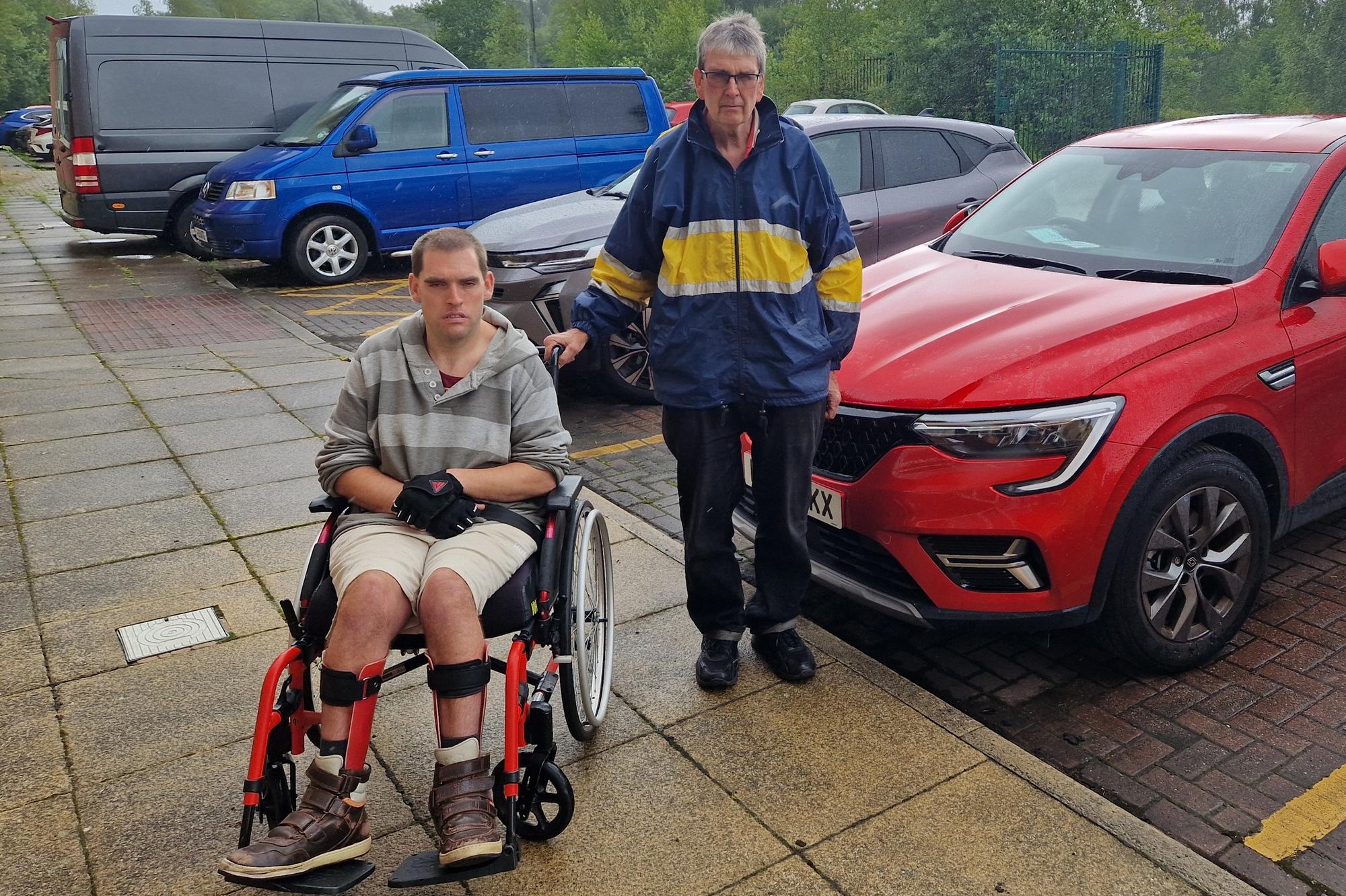 Disabled Wigan man's anger at 3-hour round trips to charity hub