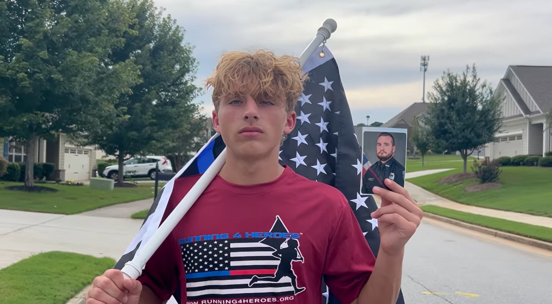 Georgia teen runs mile to honor fallen Lorain officer Phillip Wagner