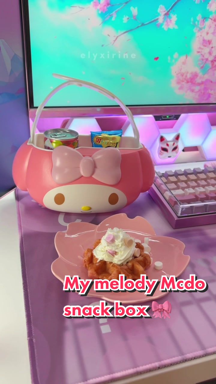 Unboxing the Adorable My Melody McDonald’s Snack Box – Too Cute to Resist!