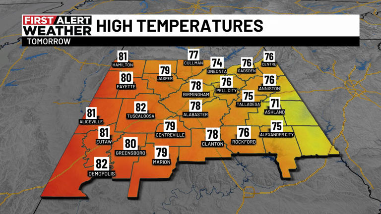 First Alert Weather Day: Unseasonably cool weather for the start of the ...