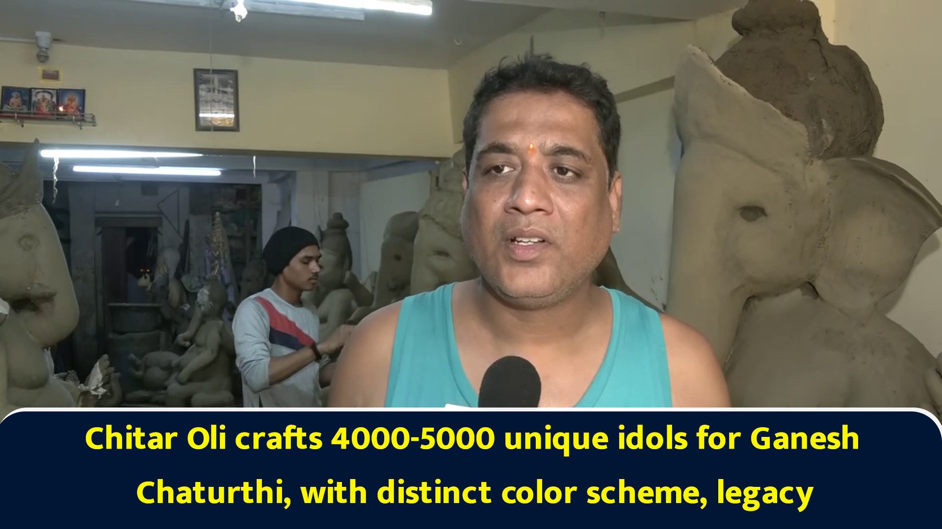 Chitar Oli crafts 4000-5000 unique idols for Ganesh Chaturthi, with ...