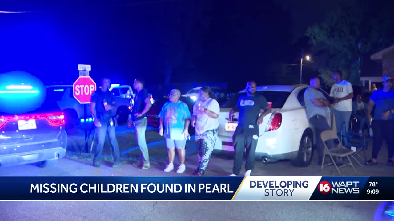 Missing children found safe after search near Jenkins Park in Pearl