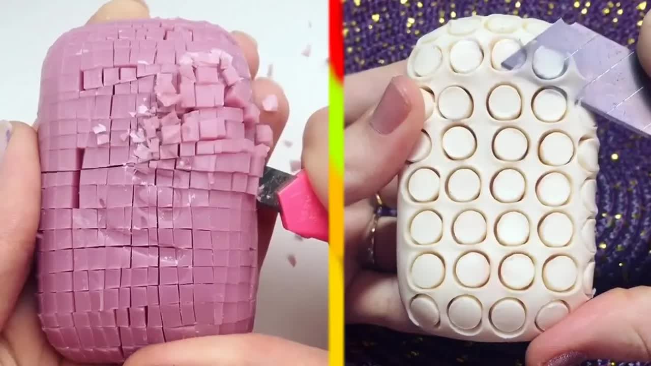 soap carving asmr: relaxing and satisfying compilation