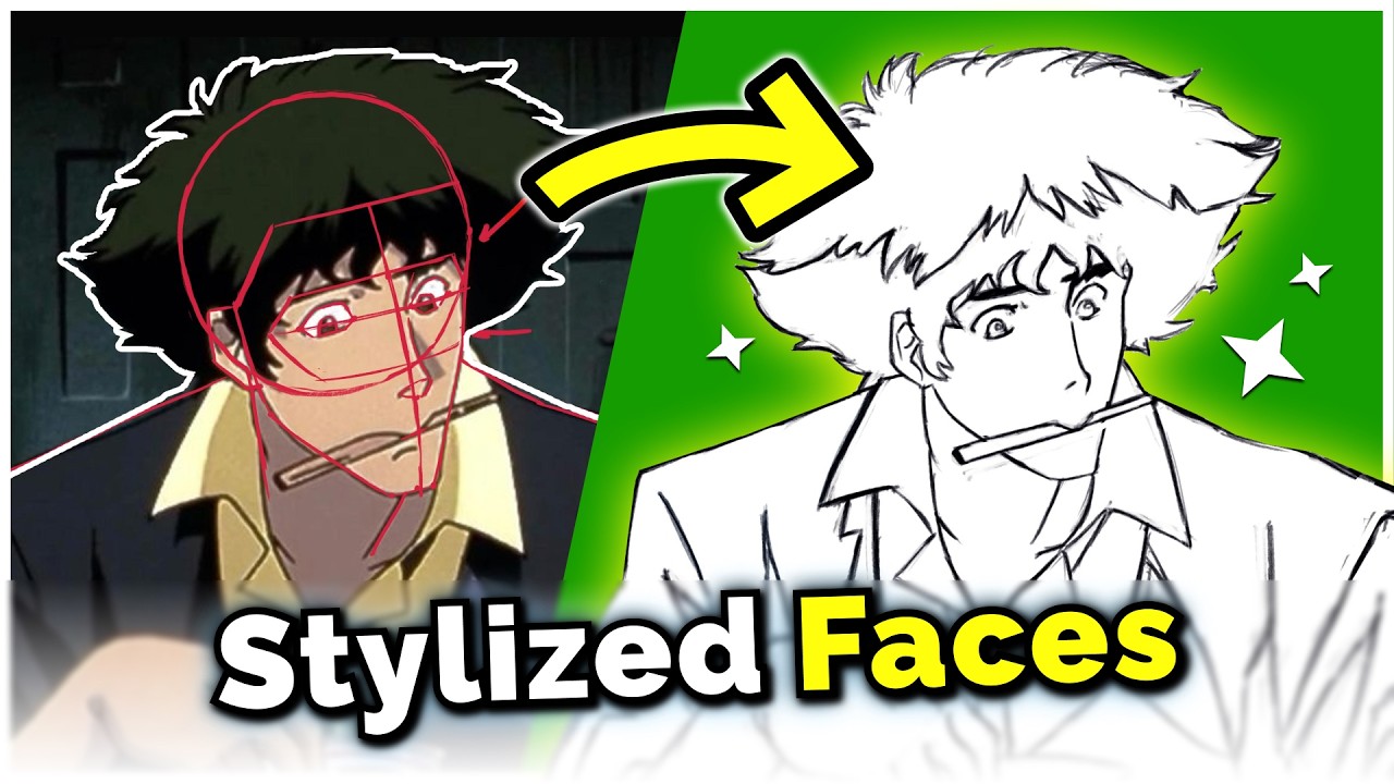 How to Draw Stylized Faces – Anime Character Head Tutorial!