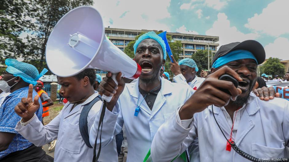 Why do African elites seek medical treatment abroad?
