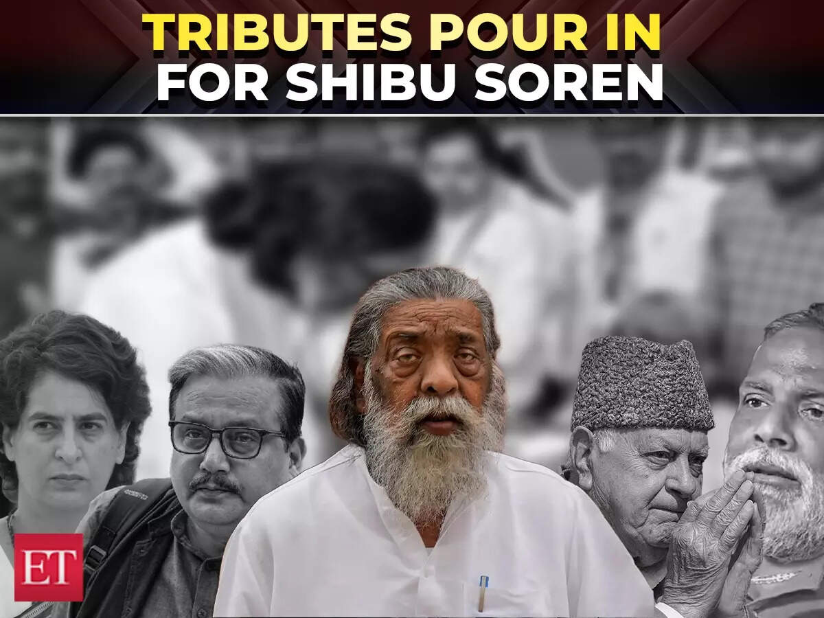 Shibu Soren dies: Leaders call ‘Guruji’ the voice of tribals, say his ...