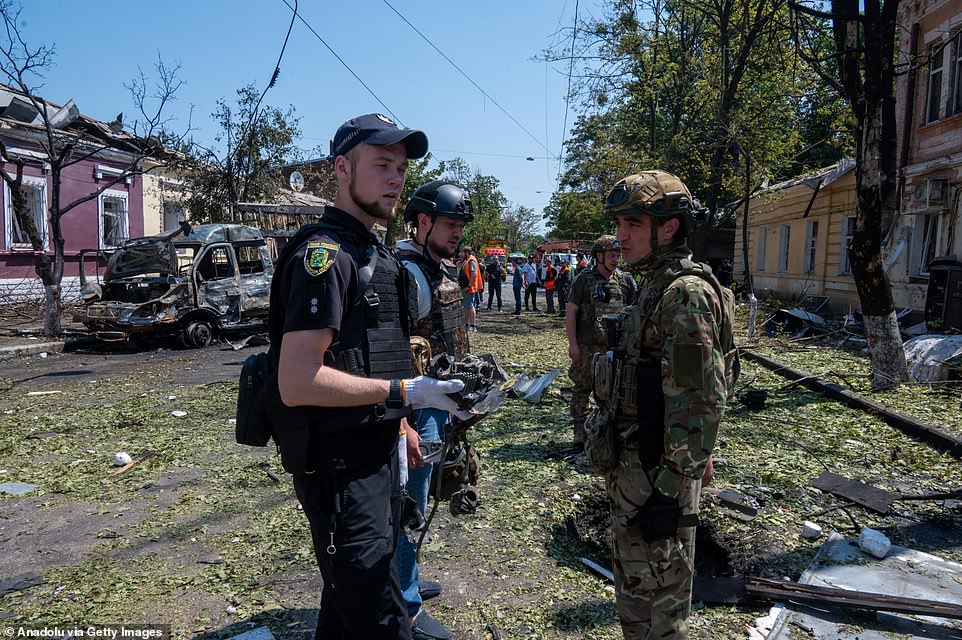 Ukrainian draft officer injured in axe attack by civilian