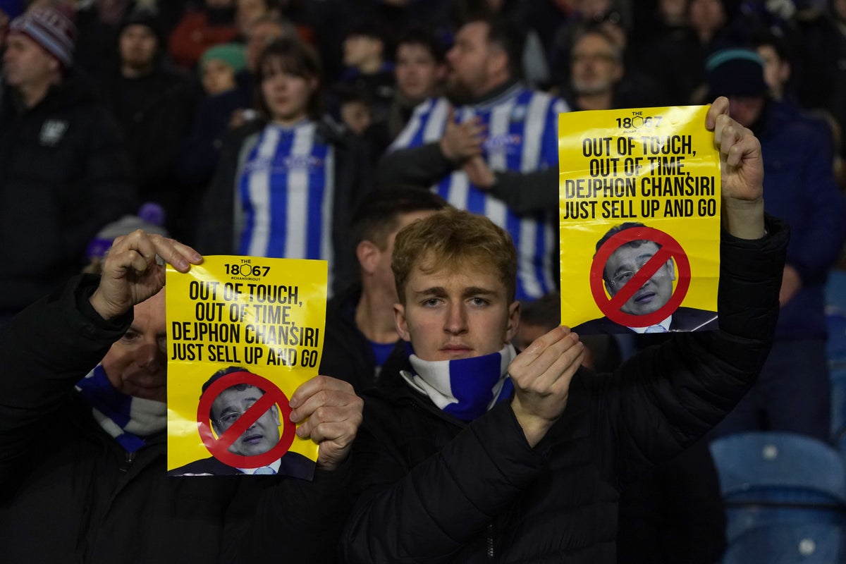 Sheff Wed fans plan protest against owner during opening match at Leicester