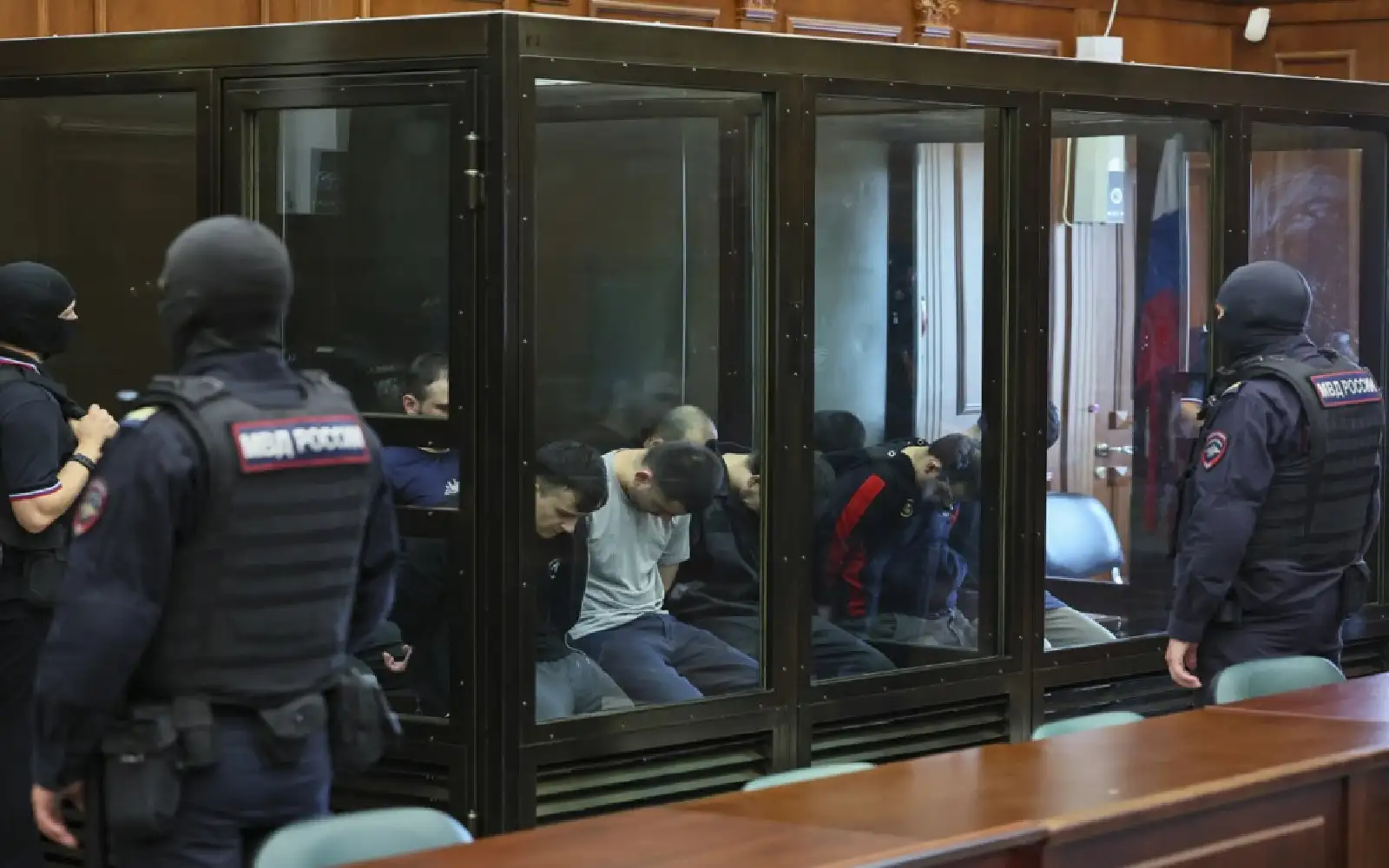 Suspects go on trial over Moscow venue attack that killed 149