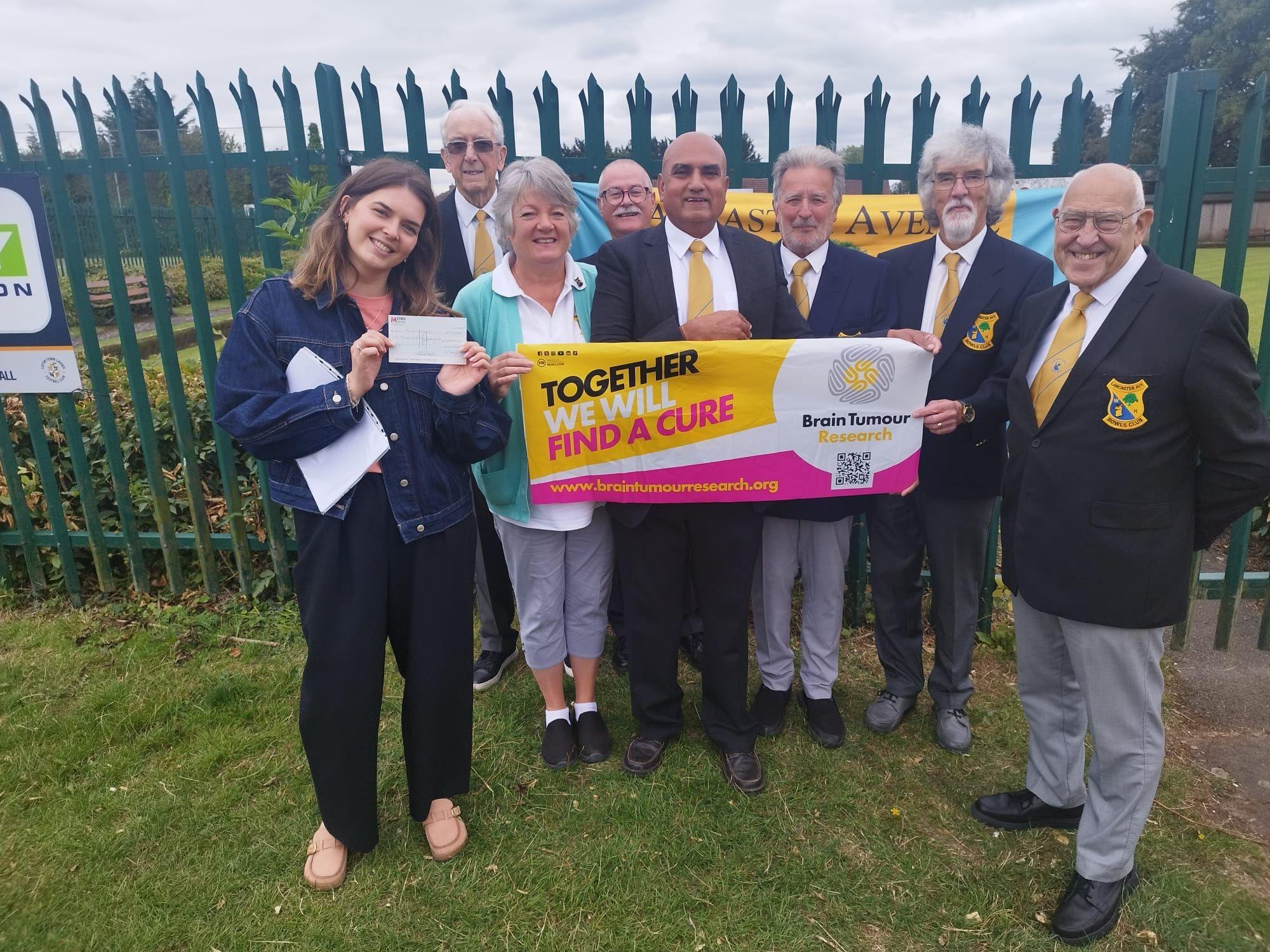 Bowling for charity at Lancaster Avenue Bowls Club