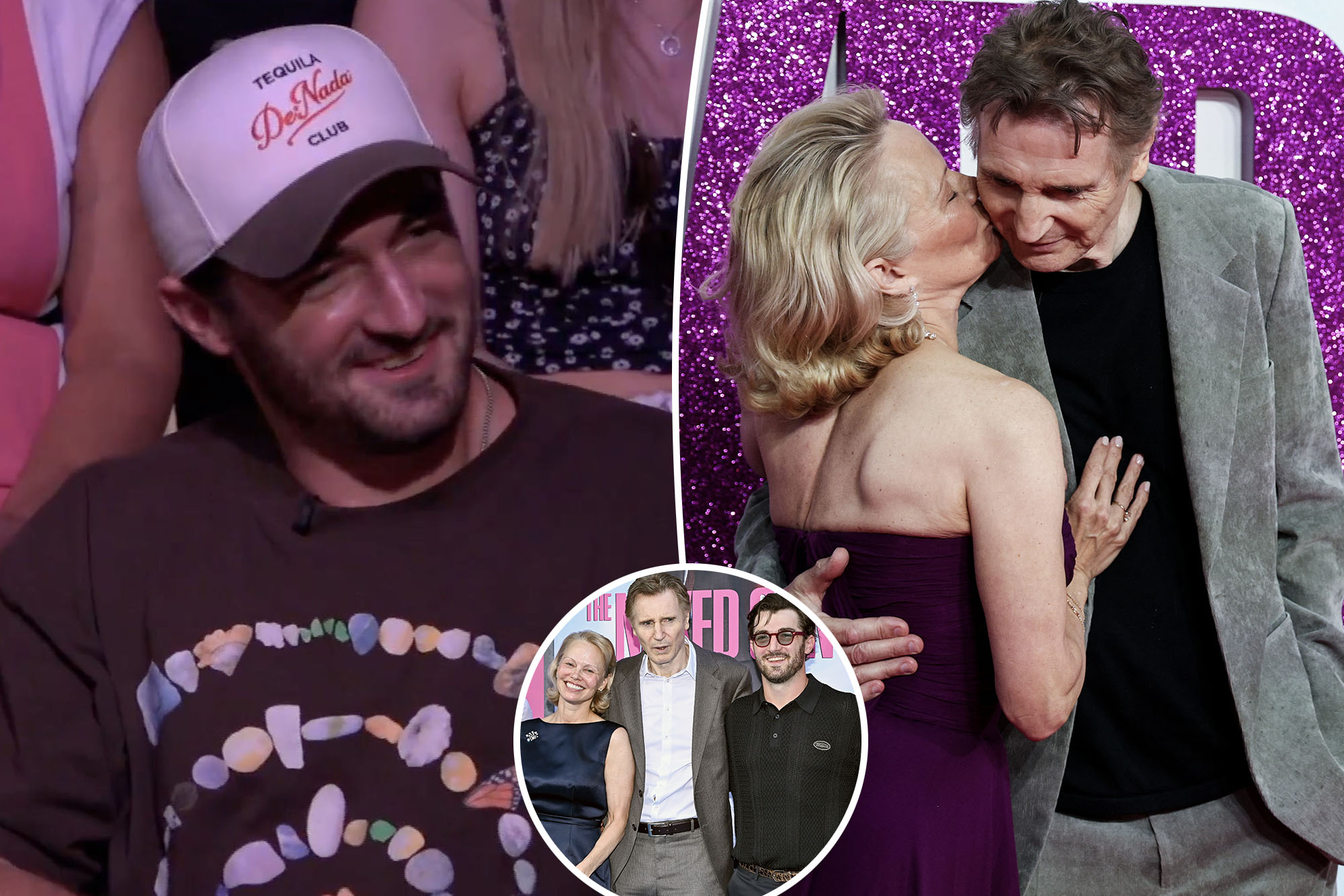 Liam Neeson’s son, Daniel, reacts to actor’s romance with Pamela Anderson
