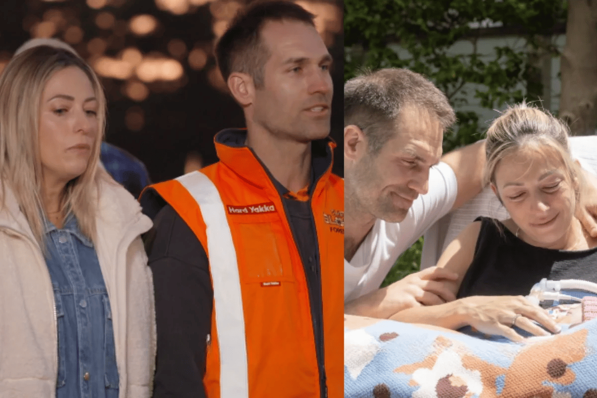 Dani and Dan Reilly spoke about the loss of their baby for the first ...