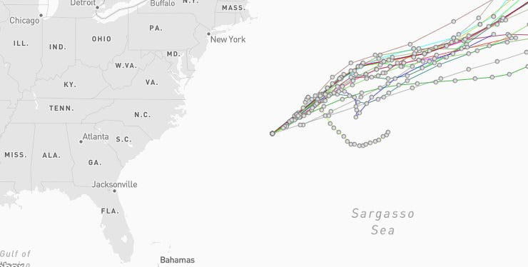 Track Tropical Storm Dexter, see latest spaghetti models on where storm ...