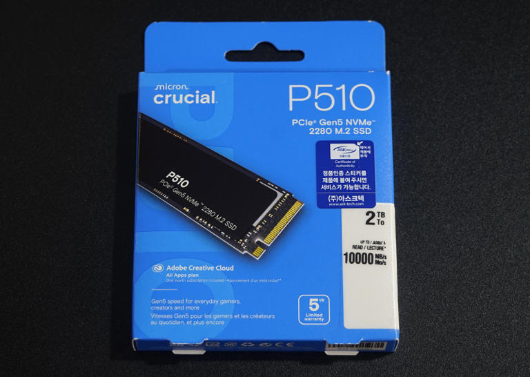 Gen5 SSD로 진정한 세대 교체, 마이크론 Crucial P510 아스크텍