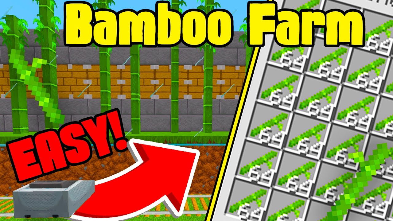 Easy Automatic Bamboo Farm – Minecraft 1.20+ (Survival Friendly)