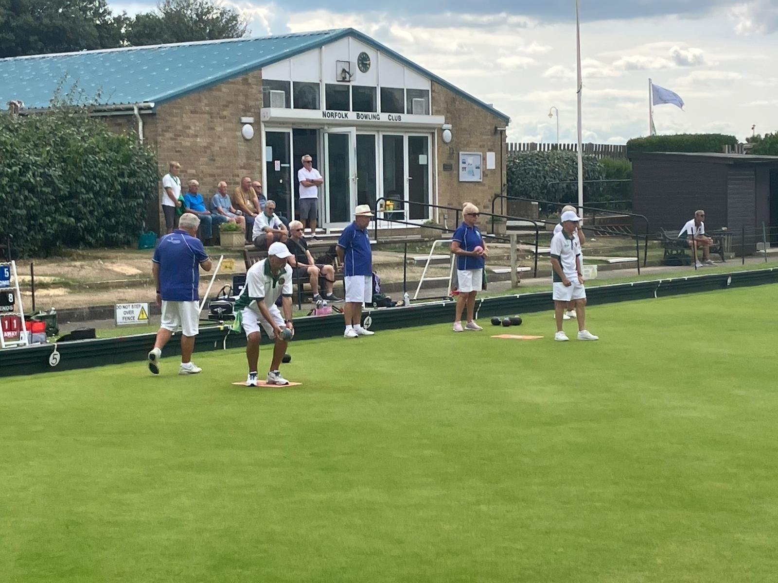 Norfolk bowler Julie's singles run ends