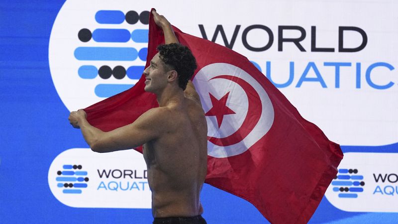 Tunisian swimmer Ahmed Jaouadi clinches 1500m gold, achieves double ...