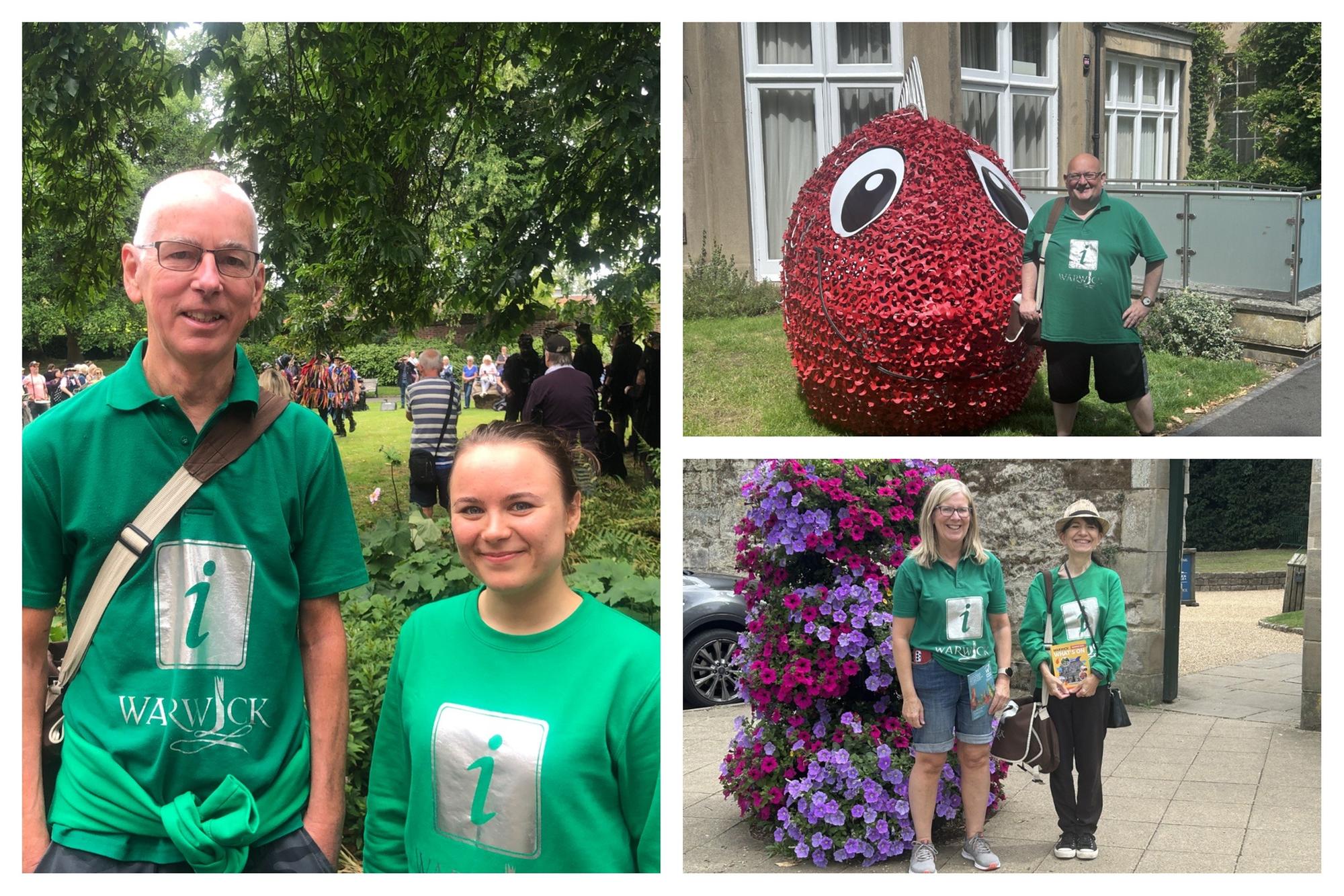 Meet the Warwick 'town ambassadors' helping the town's visitors this year