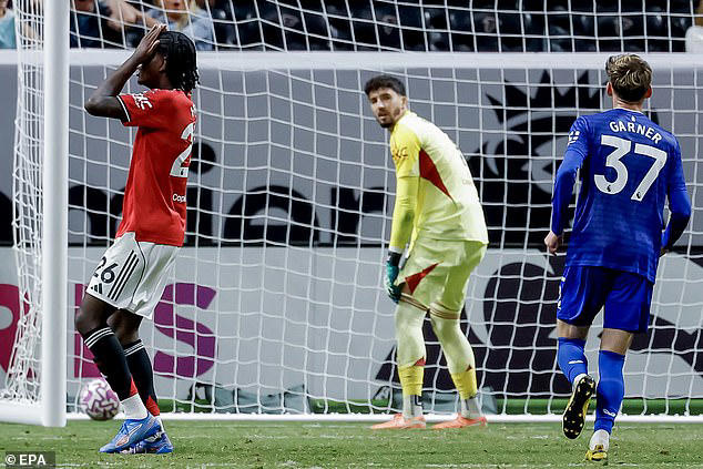 Man United youngster Heaven scores comical own goal as Amorim's side ...