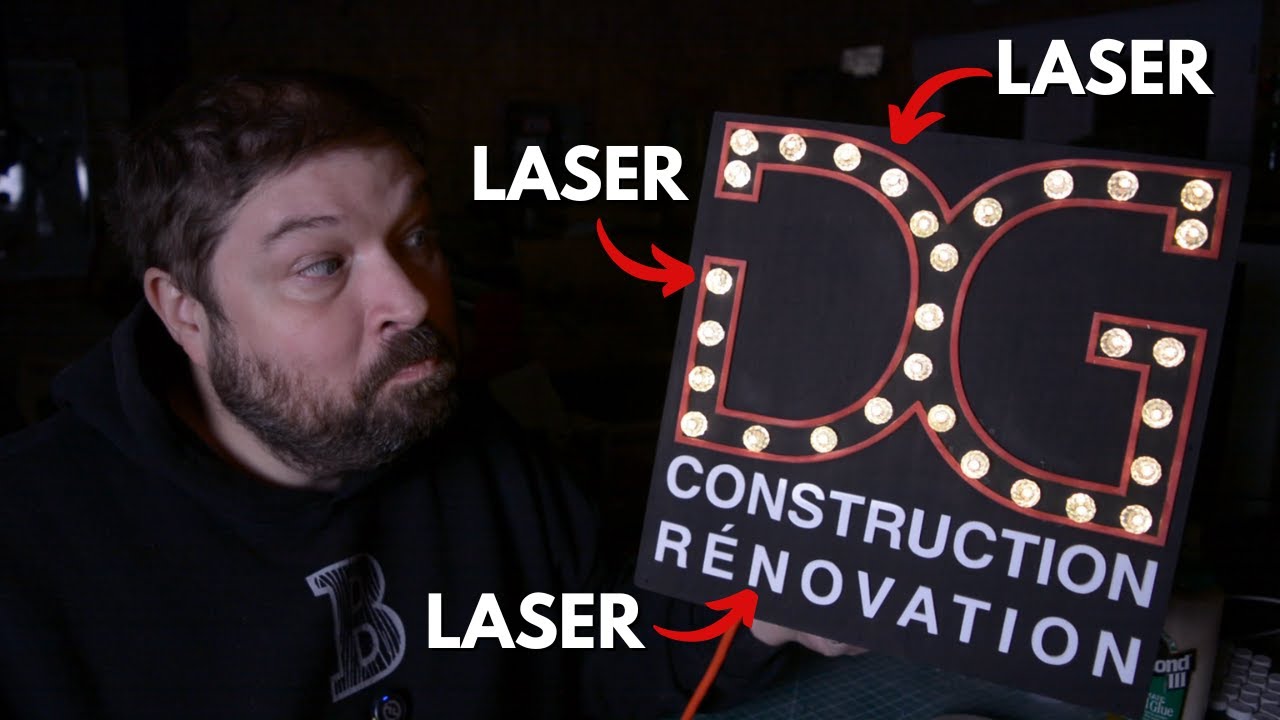 Custom Illuminated Sign Made with xTool P2S